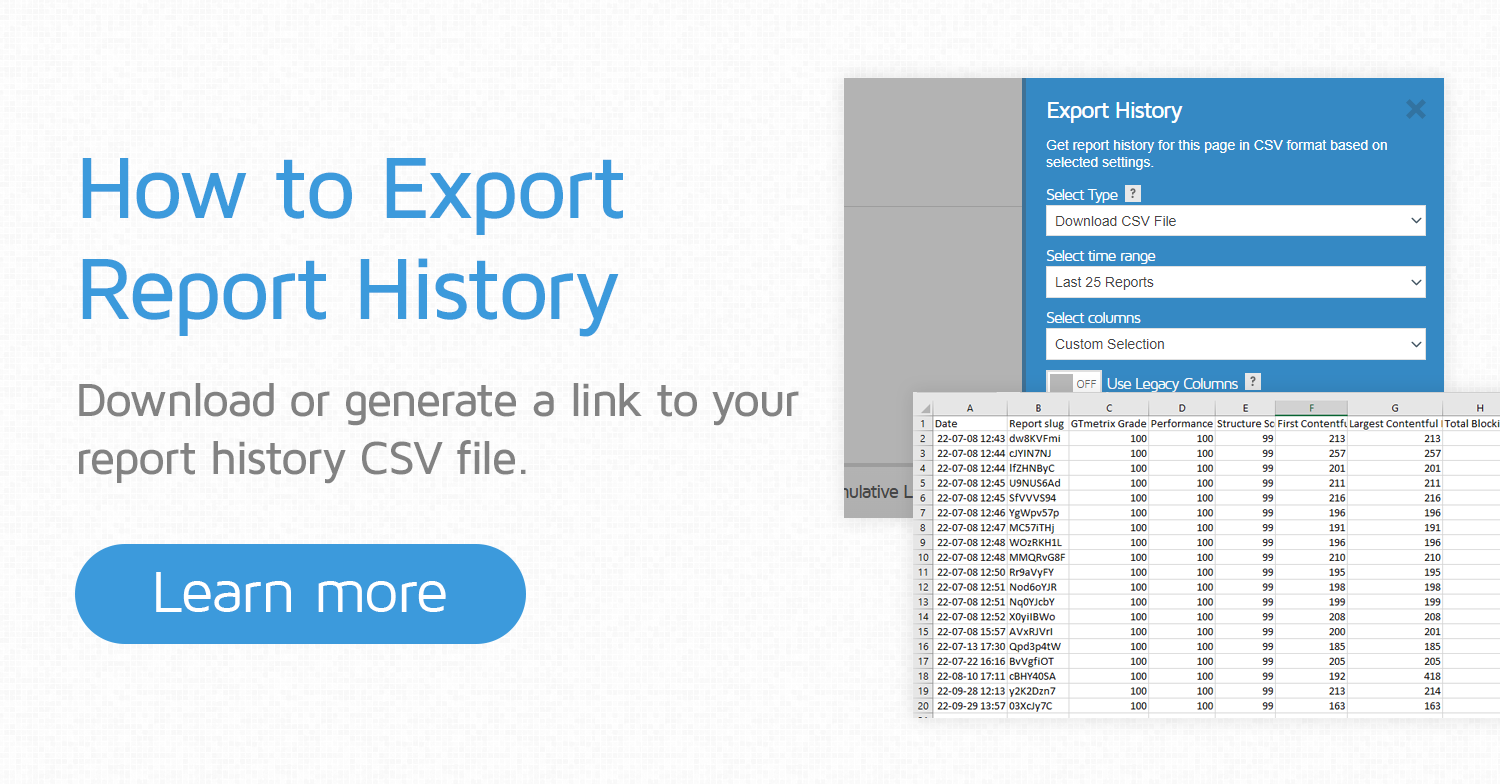 Using GTmetrix | GTmetrix