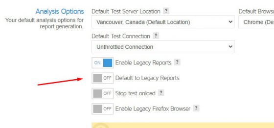 How to Test with Legacy GTmetrix Reports - GTmetrix