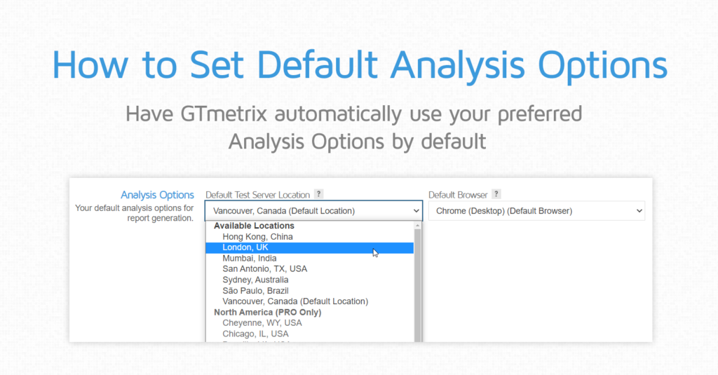 Using GTmetrix | GTmetrix