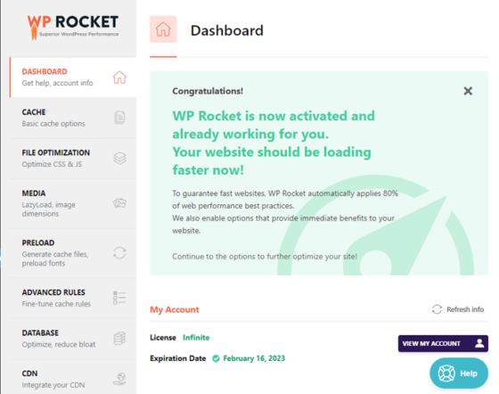WordPress Optimization Using WP Rocket | GTmetrix