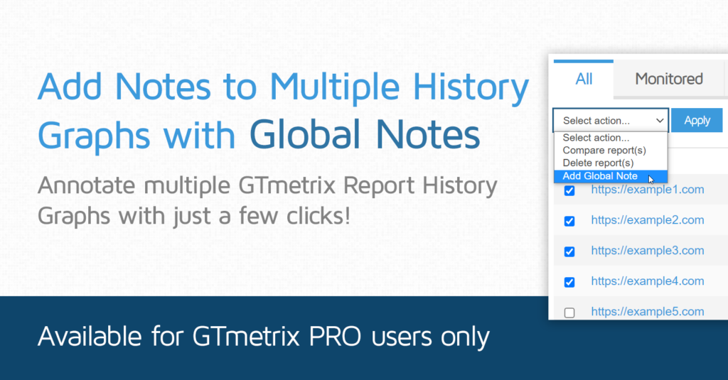 Using GTmetrix | GTmetrix