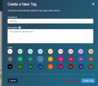 How to Use Tags - GTmetrix