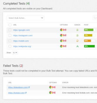 How to do Bulk Testing With GTmetrix - GTmetrix