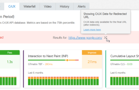 How to View CrUX Data on GTmetrix - GTmetrix