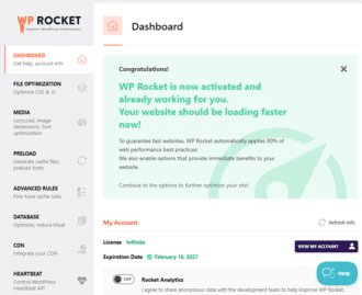 WordPress Optimization Using WP Rocket - GTmetrix