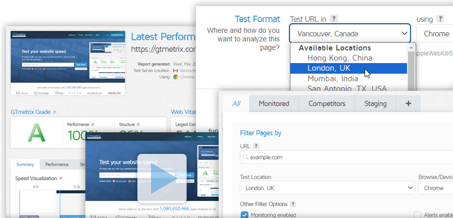GTmetrix Account Features | GTmetrix